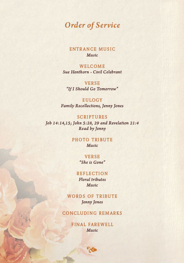 A5 Memorial Booklets - Graphic Source Memorial